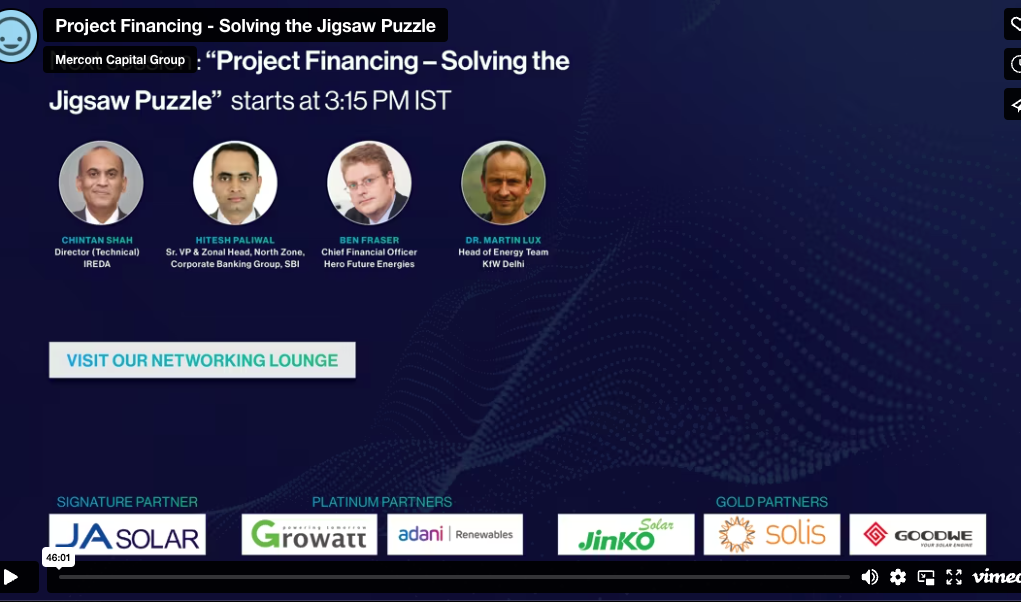 Project Financing – Solving the Jigsaw Puzzle