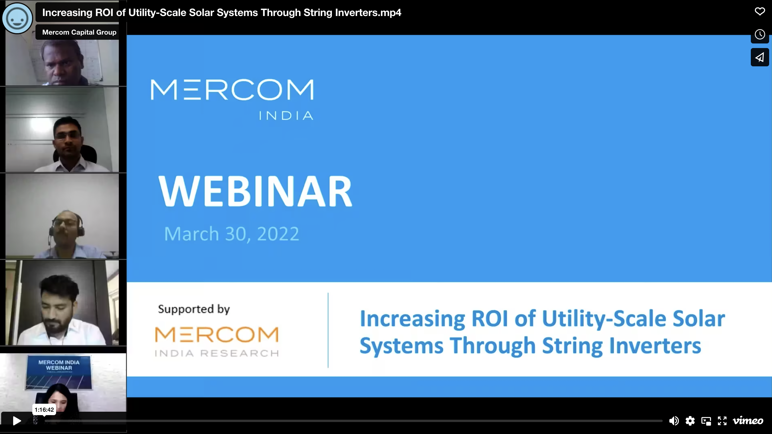 Increasing ROI of Utility-Scale Solar Systems Through String Inverters